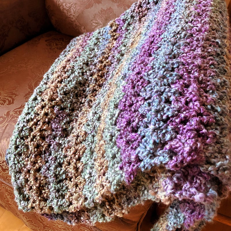 Easy Crochet Afghan - Etsy