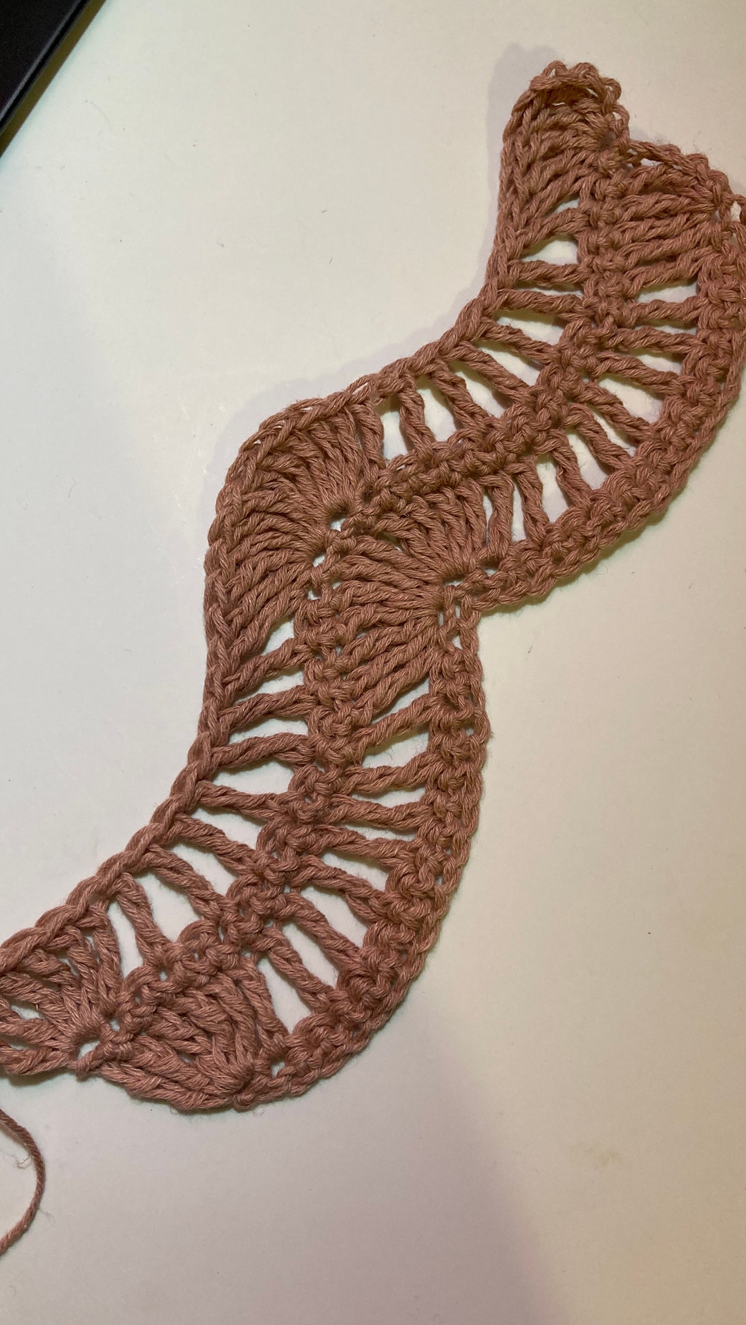 Lacy Feather and Fan Ripple Stitch, Crochet Pattern Tutorial, Lacy ...