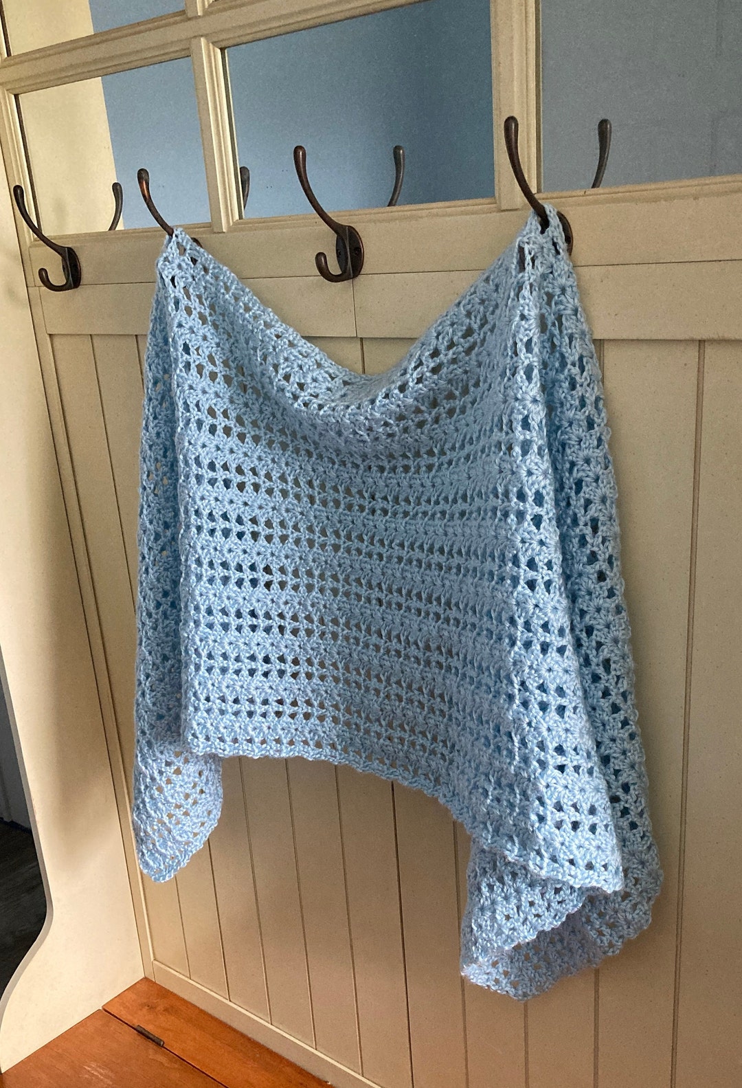 Lacy Shawl Crochet Pattern, Lacy Lindsey Crochet Shawl Pattern, Crochet ...