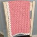 Easy Modern Textured Blanket Crochet Pattern, Sober Granny Baby Blanket ...