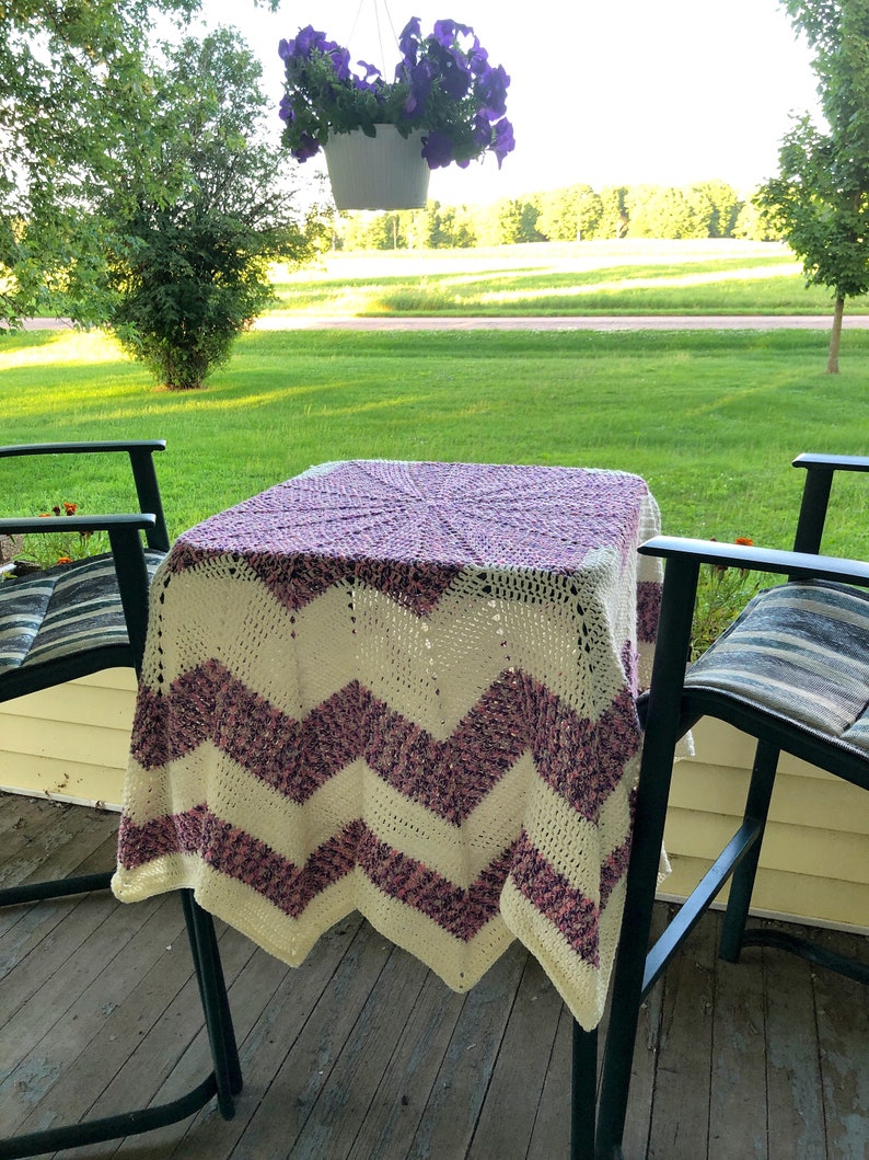 Crochet 12-point Star Blanket Pattern, Round Chevron (PDF Pattern) - Etsy