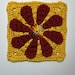Crochet Pattern, Vintage Daisy Motif, Crochet Project With Leftover ...