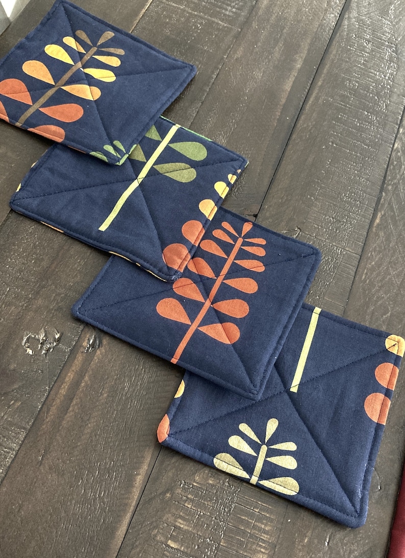 Mug Rug PDF Sewing Pattern, Easy Beginner Quilted Coaster Pattern ...