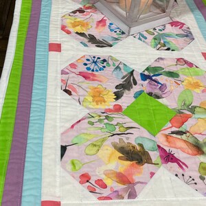 Beginner-friendly Table Runner Pattern, Whimsical Springtime Bunnies Table Runner Quilt Pattern ...