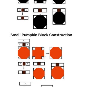 Plaid Pumpkins Table Runner Easy Quilt Pattern Printable PDF, Fast Table Runner, Fall Dining ...