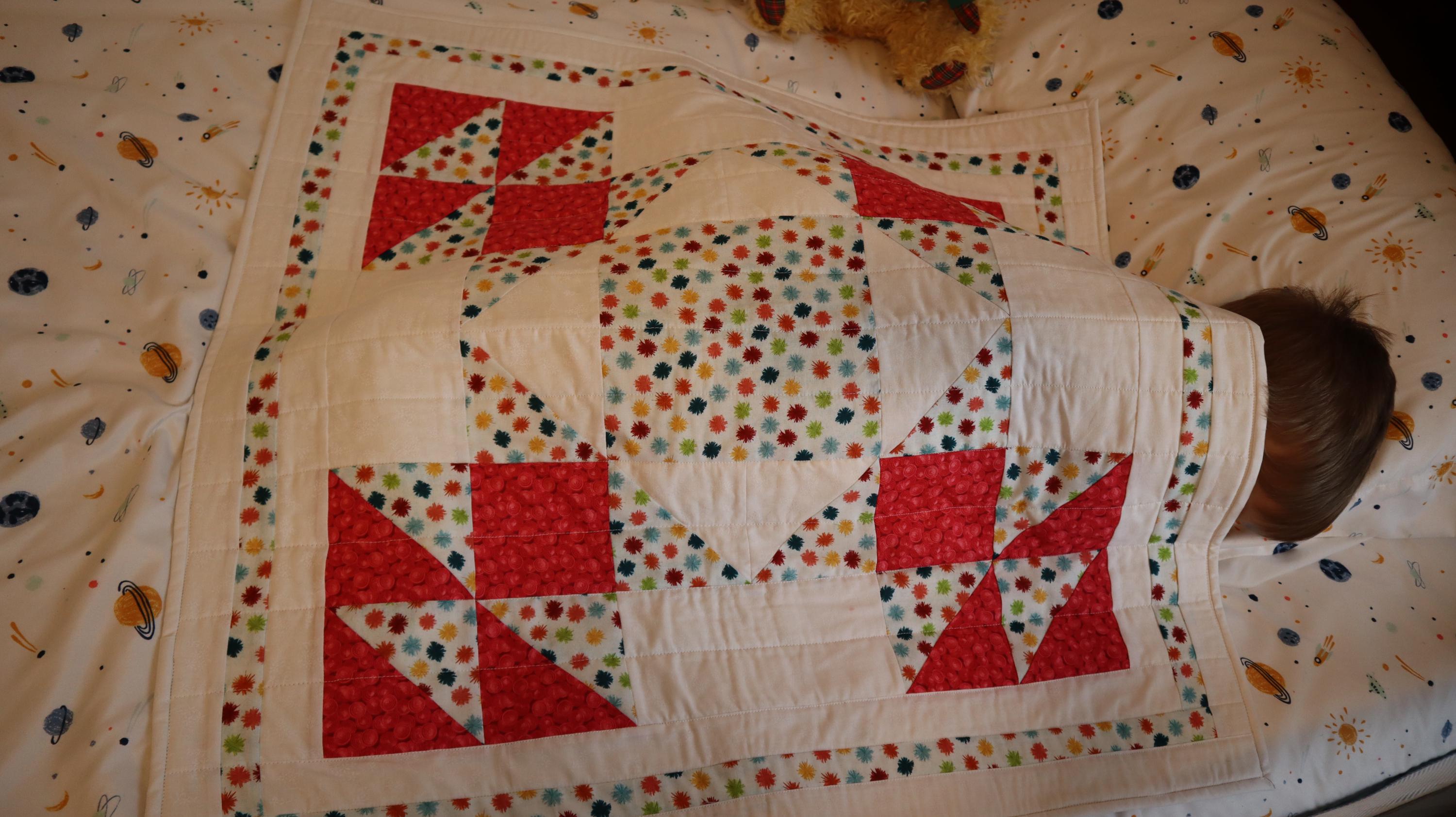 Sweet Confetti Baby Quilt Pattern PDF, Easy Beginner Baby Quilt - Etsy