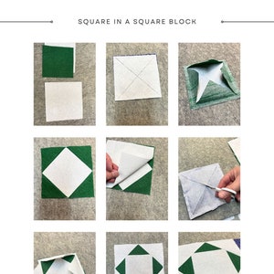Step-by-step Beginner Square in a Square Exploding Quilt Block Tutorial ...