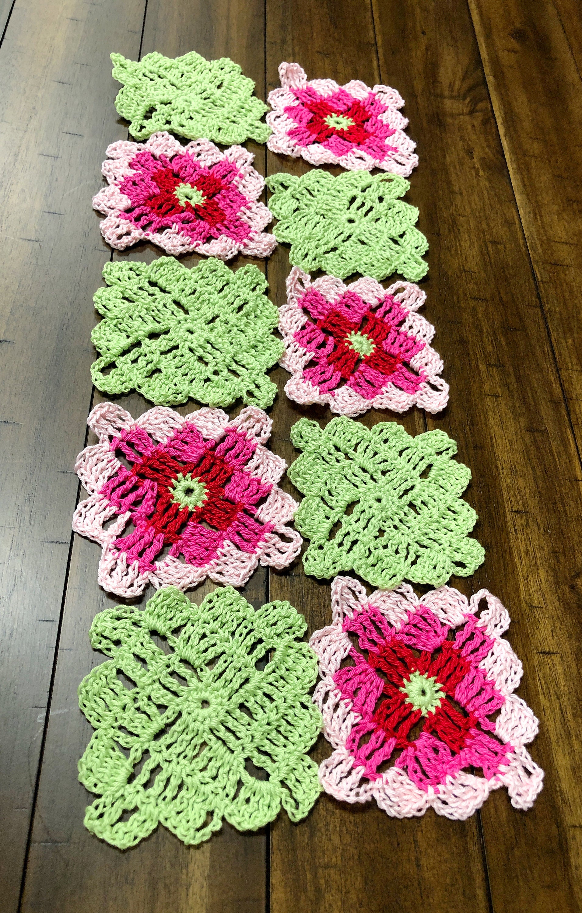 Simple Crochet Table Runner Pattern Printable PDF Easy - Etsy