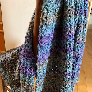 Easy Weekend Crochet Afghan, Beginner Crochet Blanket Pattern, Quick ...