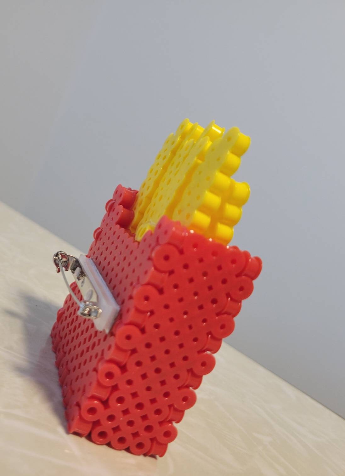 Pin & MULTI OPTIONS 3D Fast Food Chain Themed Perler Pin of French ...