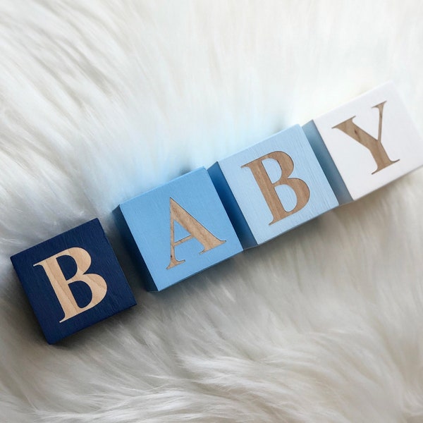 Large Custom Name Blocks - Etsy