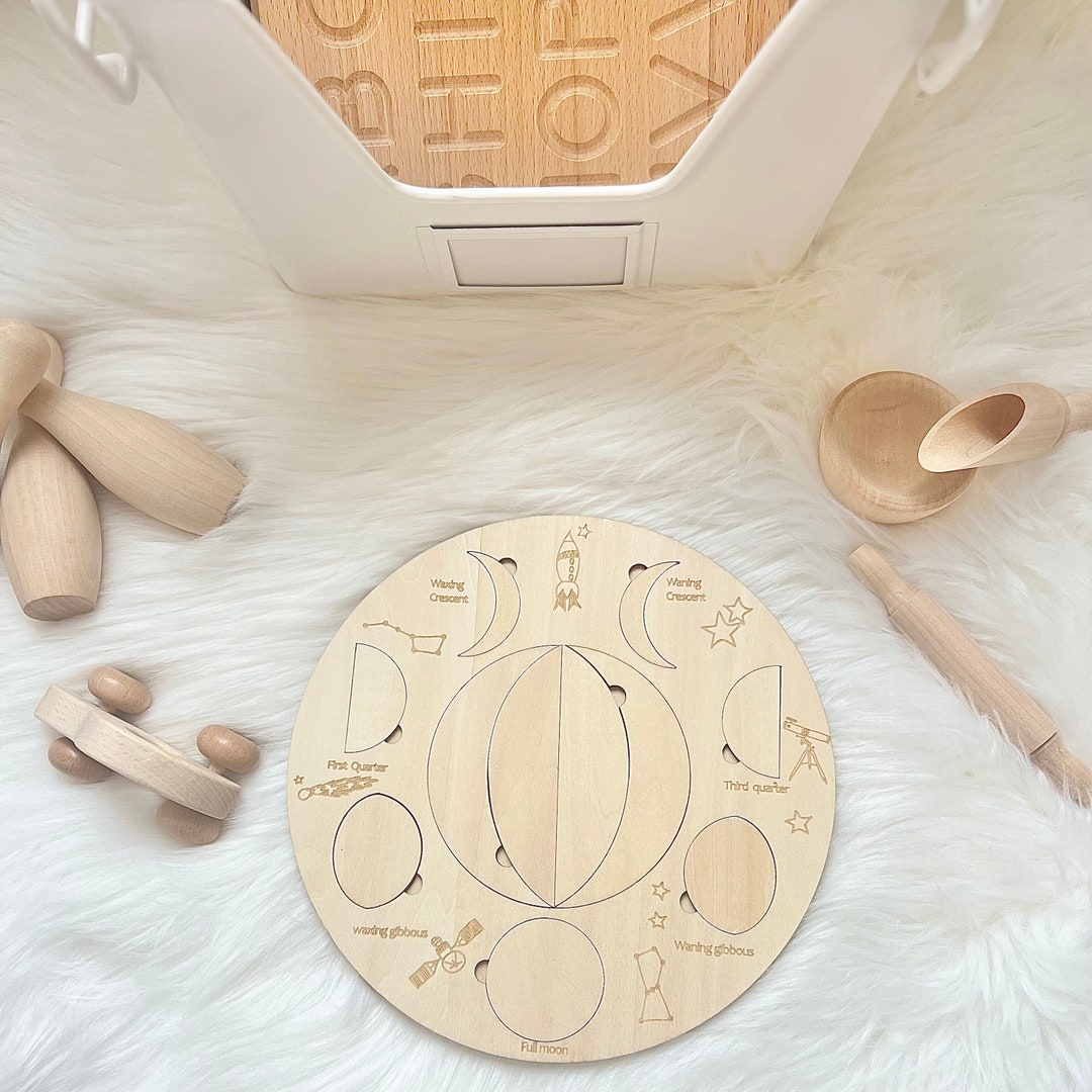 Moon Phases Puzzle, Educational Activity for Homeschool or Classroom ...