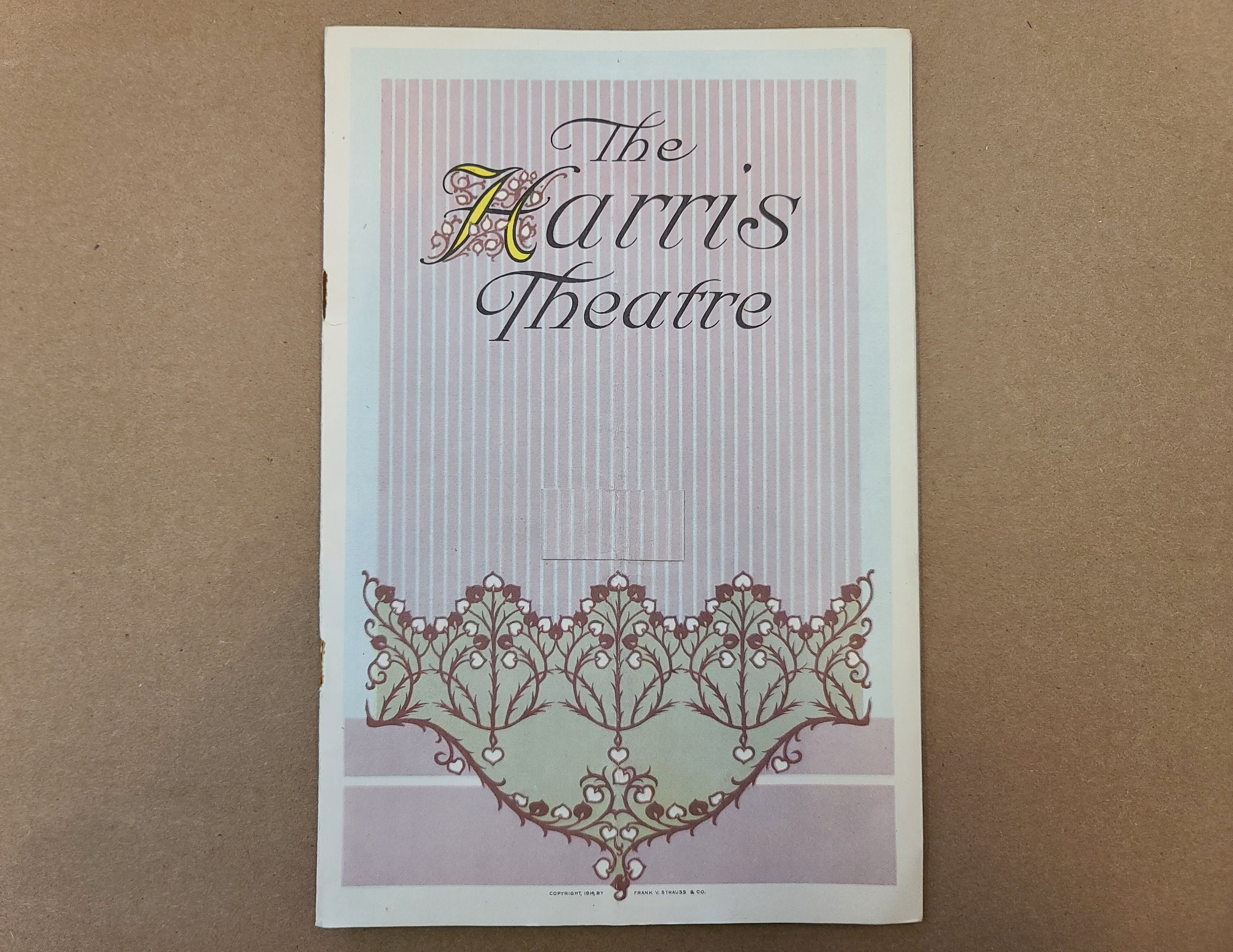 The Harris Theatre Playbill January 1915 the Lie Margaret Illington New York Theatre Ephemera ...