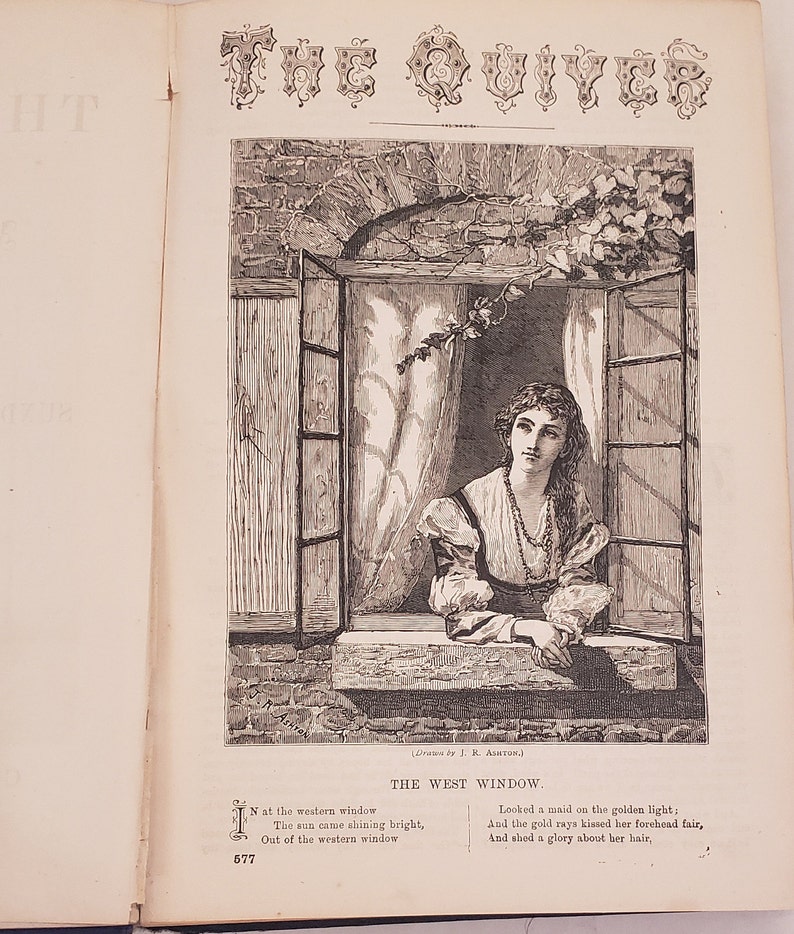 The Quiver Illustrated 1876 - Etsy