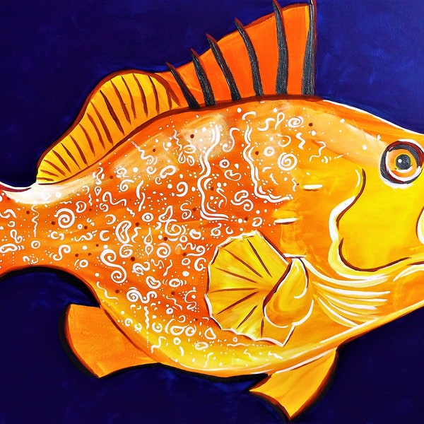 Grouper Art - Etsy