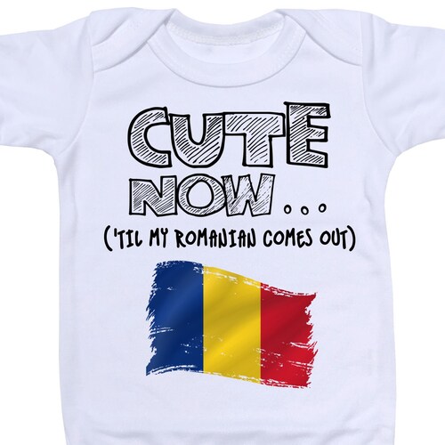 Romanian One Piece/romania Baby Clothes/romania Cute/romanian - Etsy