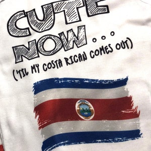 CUTE NOW... ('til My Costa Rican Comes Out) Infant Baby Feeding Bib ...