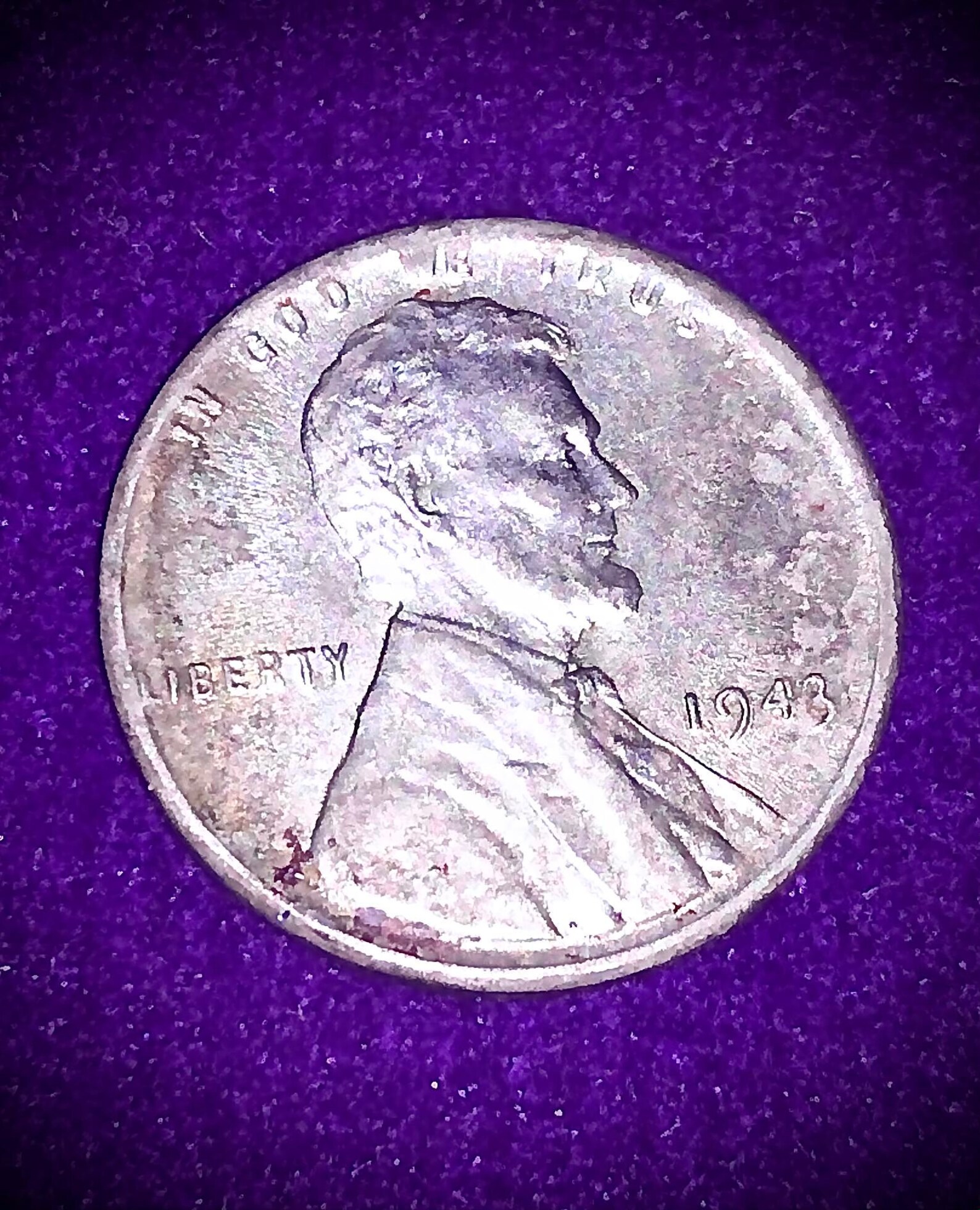 1943 STEEL Wheat Penny No Mint Mark Rare Coin Etsy 1943 STEEL Wheat Penny No Mint Mark Rare Coin Etsy