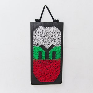Bulgarian flag tricoulour wall decor Tangra symbol | Etsy