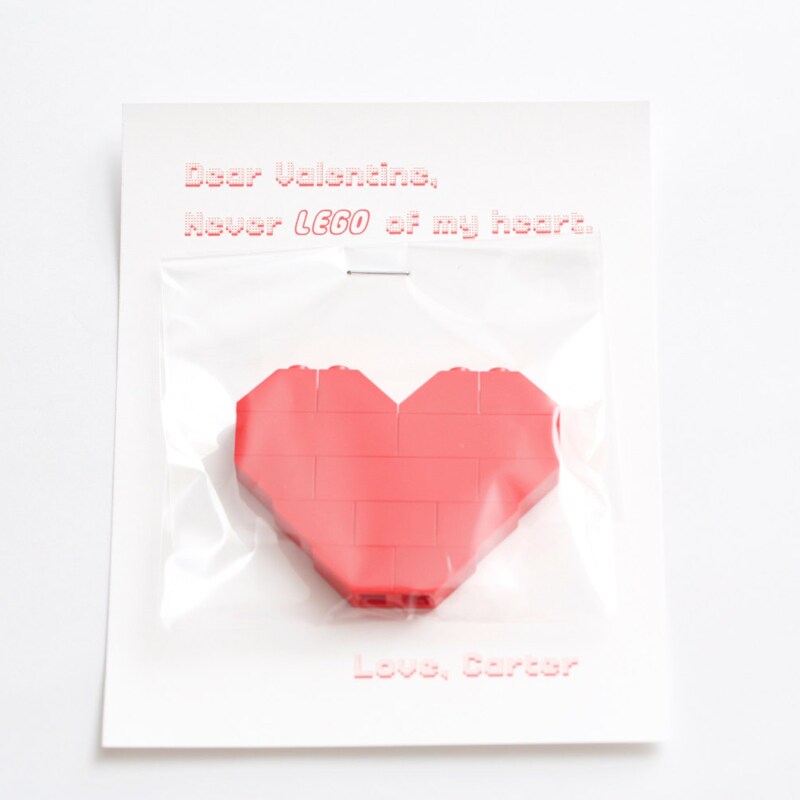 Lego® Valentines Cards - Etsy