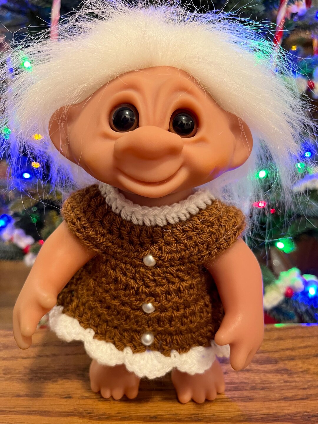 Gingerbread Cookie Dress for 8 Articulated Norfin Kid, Dam Troll Doll ...