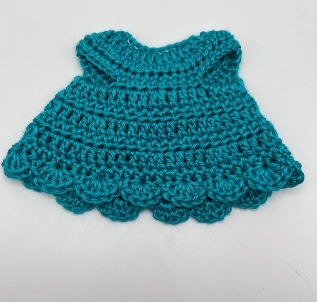 Crocheted Dress for Thomas Dam Troll Doll: 8-9" Doll Clothes - Etsy