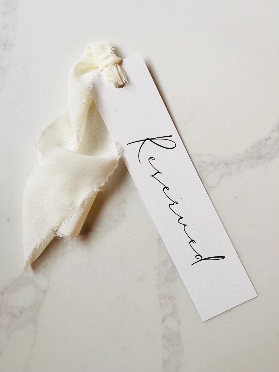 Luxury Minimalist Reserved Seat Holders for Wedding Ceremony - Etsy UK