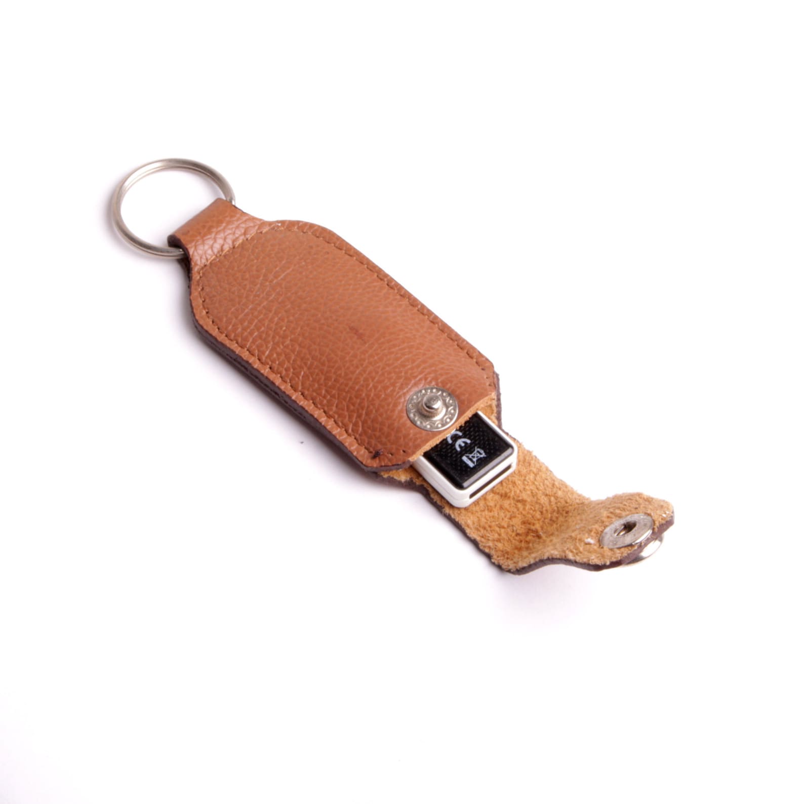 USB Key Holder in Leather Protection and Storage for USB Key Creation ...