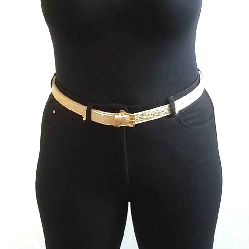 Gold Belt Fine Women's Leather Soft Gold Buckle Brass - Etsy