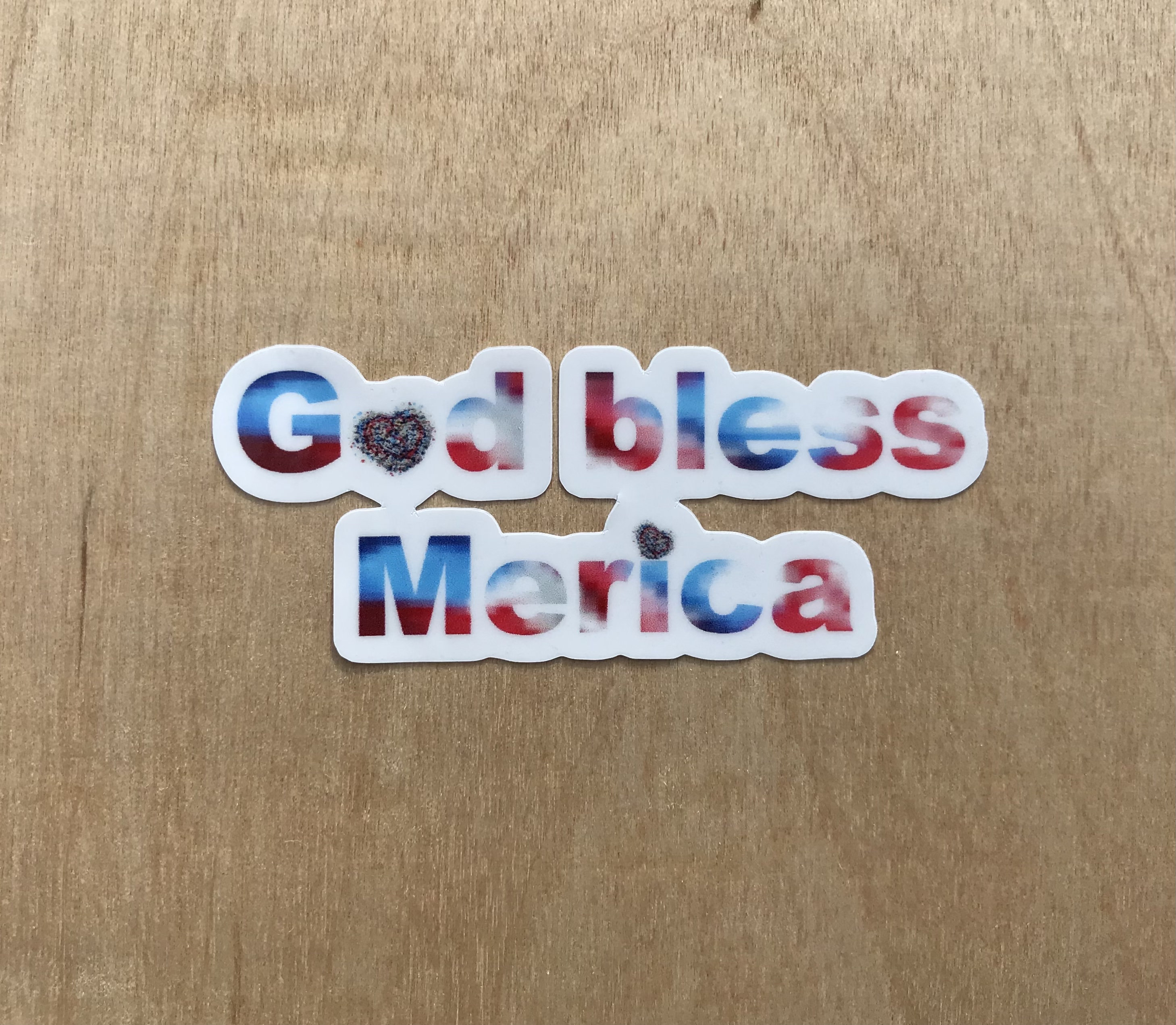 God Bless Merica Sticker - Etsy