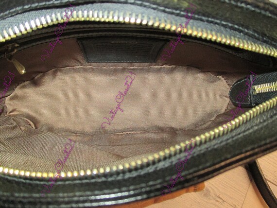 Vintage Coach Madison Collection Black Pebbled Leathe… - Gem