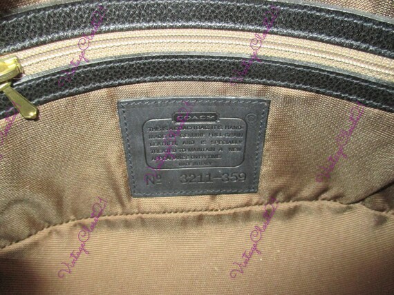 Vintage Coach Madison Collection Black Pebbled Leathe… - Gem