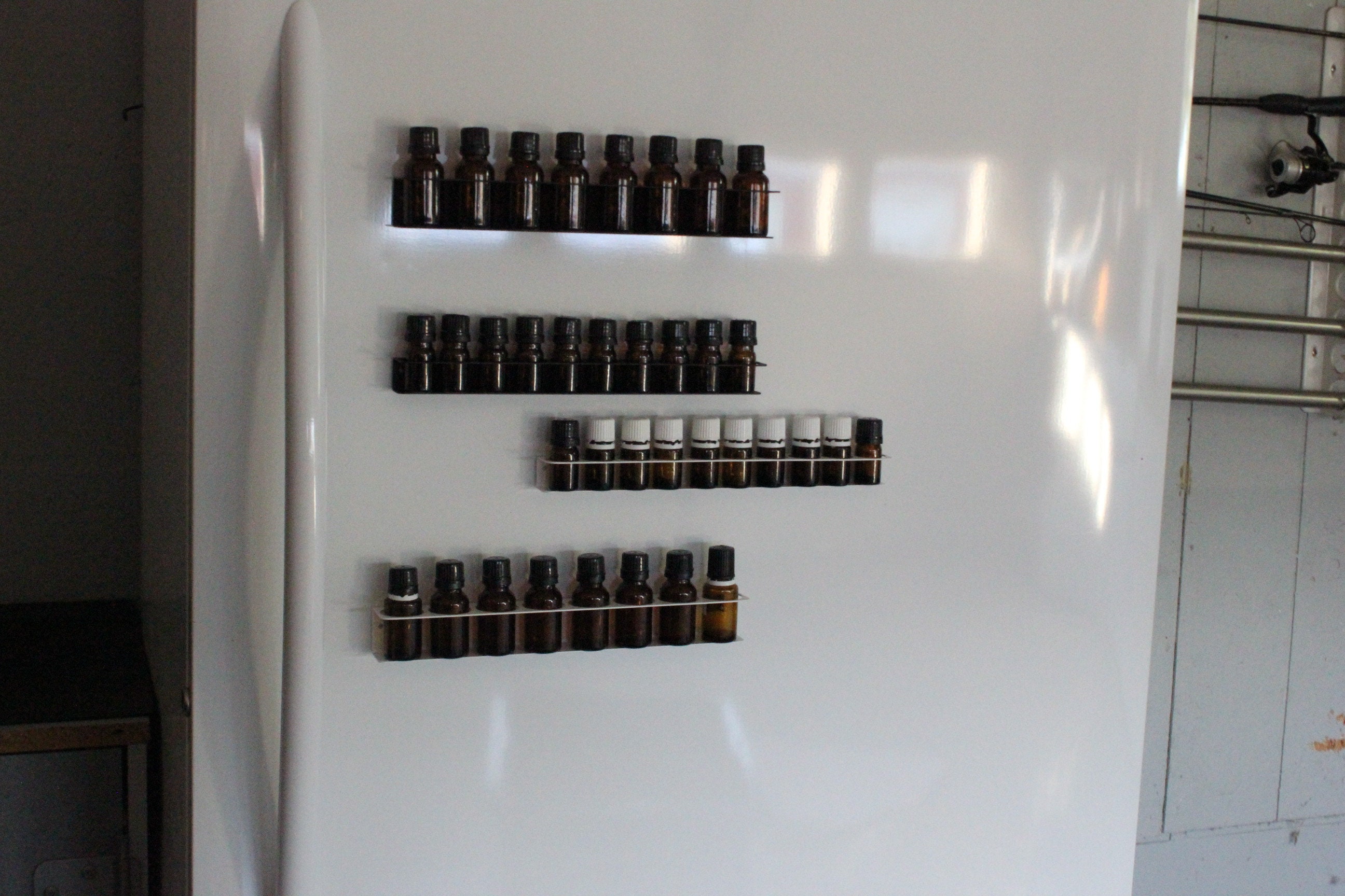 Magnetic Black 15ml Essential Oil Storage Rack Display | Etsy