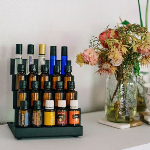 White 5ml Wall Essential Oil Storage Rack Holder Shelf. | Etsy