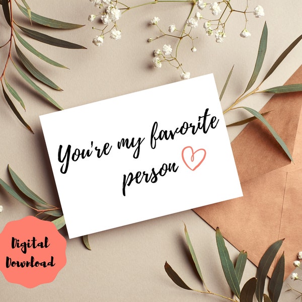 Favorite Person - Etsy