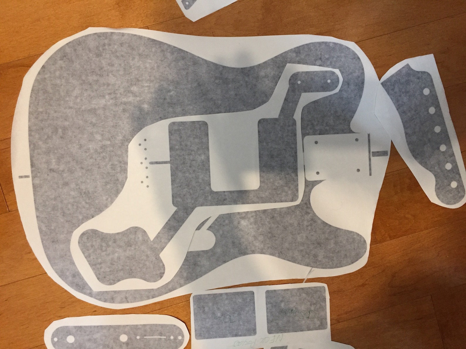 Telecaster Routing Template for Guitar Making. 1952 Telecaster - Etsy ...