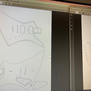Kelly Shape Guitar Cnc Routing Plans. Bolt On, 3 Files Types for Cnc ...