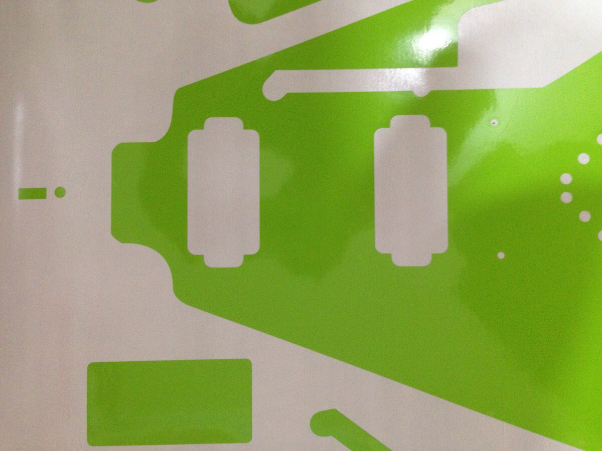 1959 Flying V Routing Template. Vinyl Sticker for Guitar Making. Flying ...