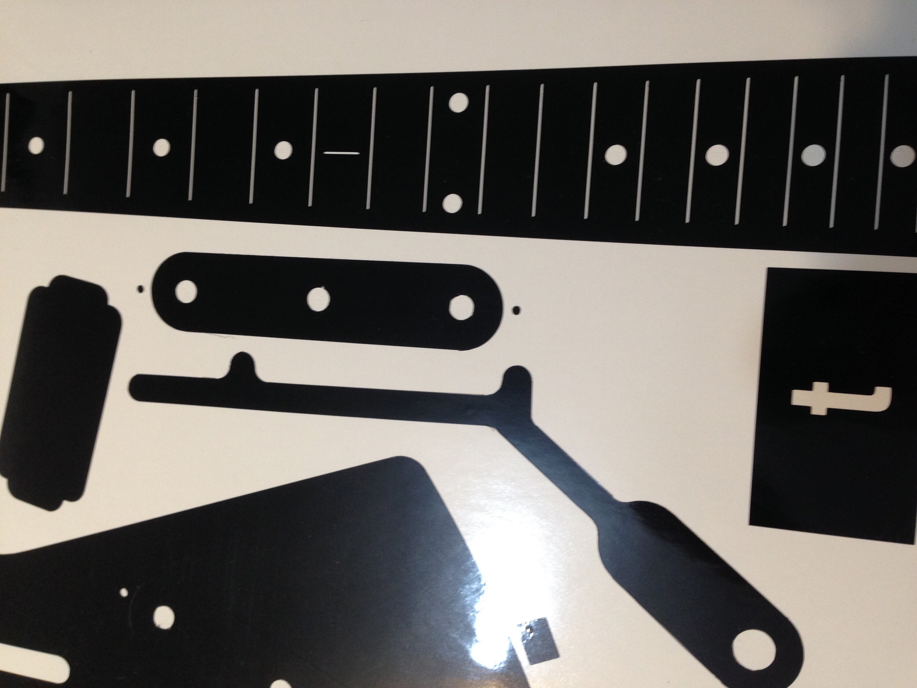 EXPLORER Routing Template. Vinyl Sticker for Guitar Making - Etsy Canada