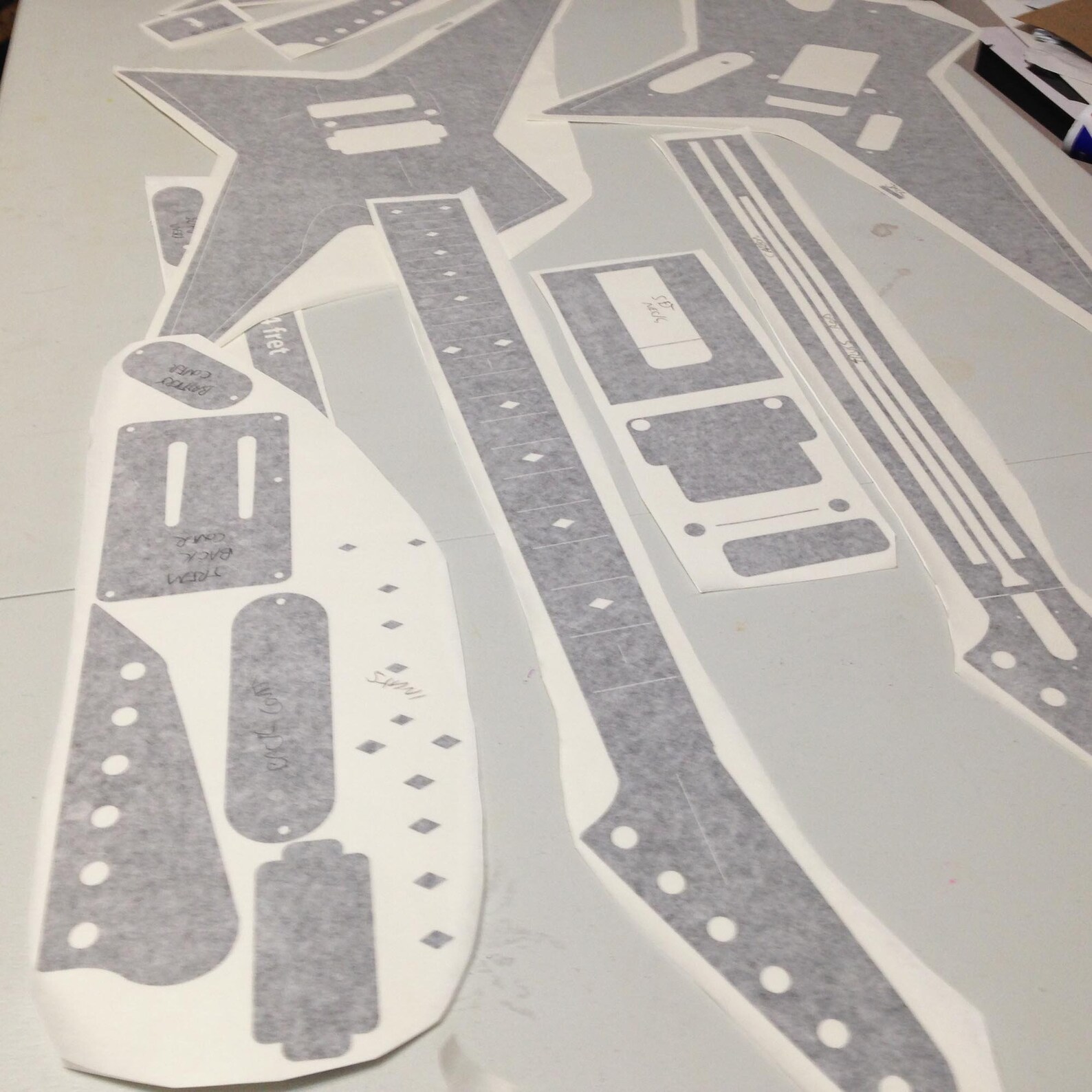 Metal Star Guitar Routing Template. ESP Style Guitar Routing - Etsy Canada