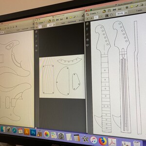 Nuno 4 Style Guitar Cnc Digital Plans. 3 Files Types for Cnc Guitar ...