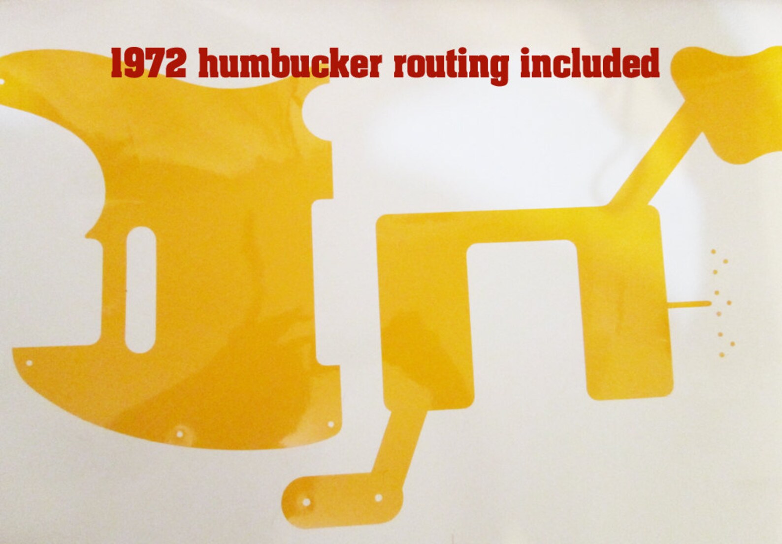 Telecaster routing template for guitar making. 1952 Telecaster | Etsy