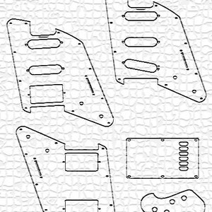 A Lee Guitar Cnc Digital Plans. 3 Files Types for Guitar Building With ...