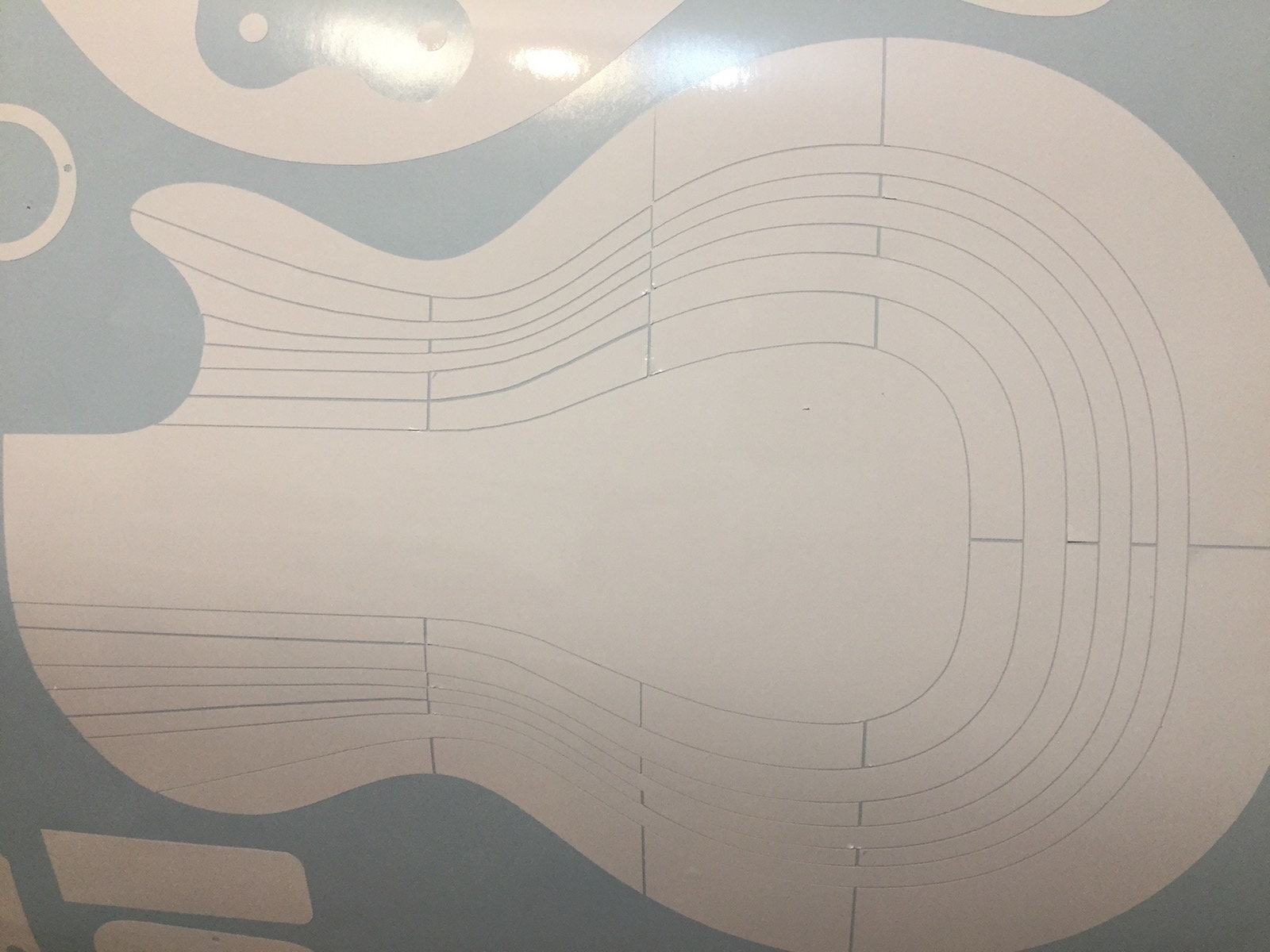 59 LP Routing Template. Complete Set of Patterns Cut From Vinyl for ...