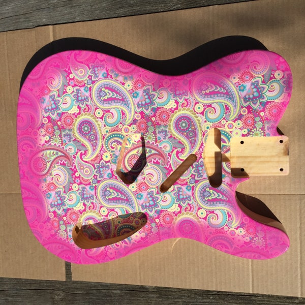 Paisley Telecaster Body - Etsy