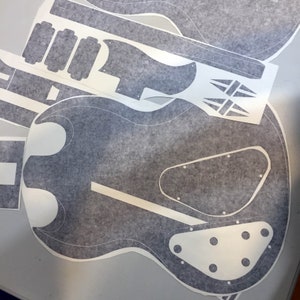 60s SG Guitar Routing Template. Everything Needed to Build a Classic SG ...