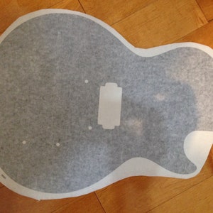 LP Junior Routing Template. Double or Single Cutaway, 59 Specs.vinyl ...