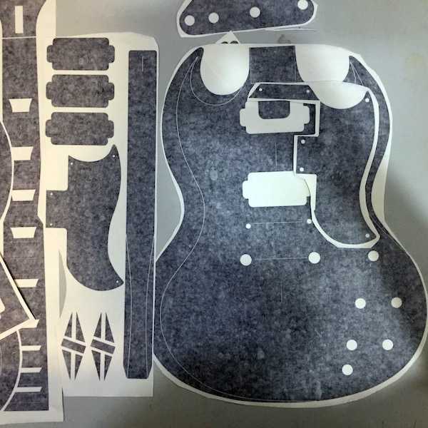 Gibson Sg Template - Etsy