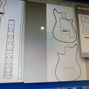 1970s Carvin Ss65 Digital Guitar Plans. 3 Files Types for Cnc Guitar ...