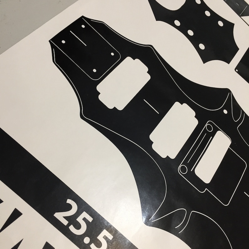 Draco Insane Guitar Shape. 24 Fret Shredder Flame Guitar - Etsy